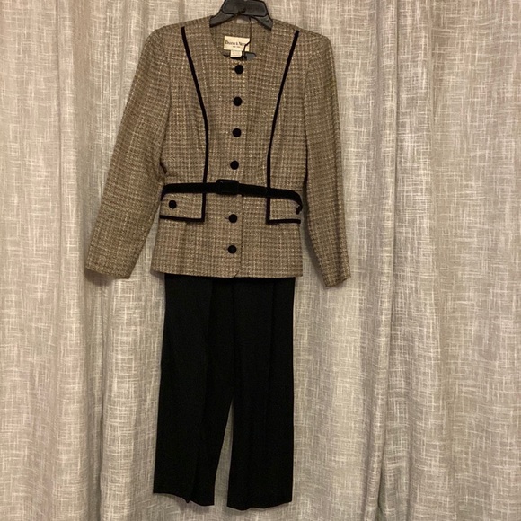 Danny & Nicole | Jackets & Coats | Retro 9s Tweed Jacket And Slack Set ...